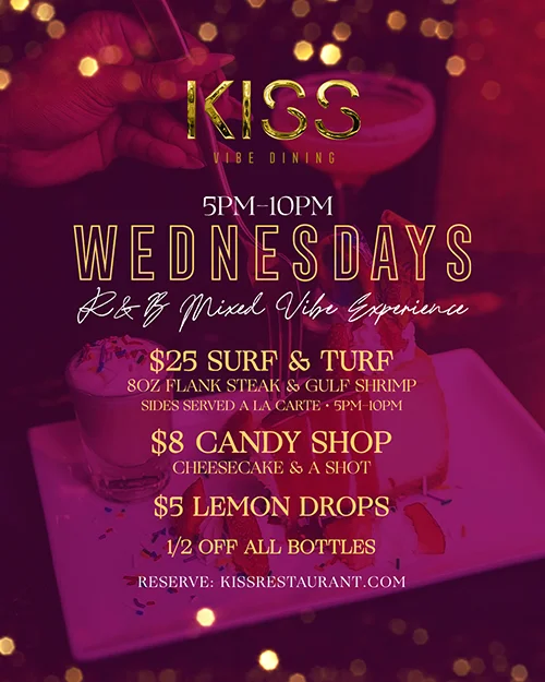 KISS Vibe Dining | Houston's Original Vibe Dining Experience