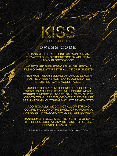 KISS Vibe Dining | Houston's Original Vibe Dining Experience