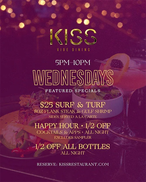 KISS Vibe Dining | Houston's Original Vibe Dining Experience